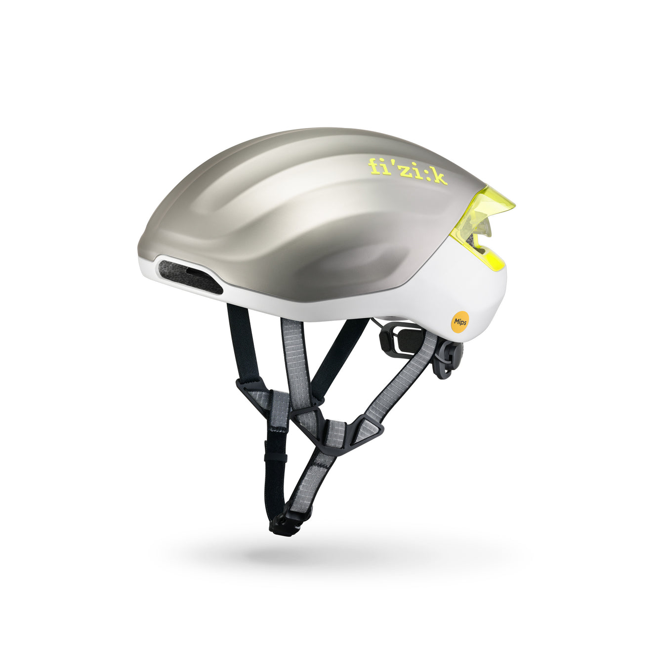 Kudo Aero - Silver Racing Helmet for Road, Gravel & XC | fi'zi:k