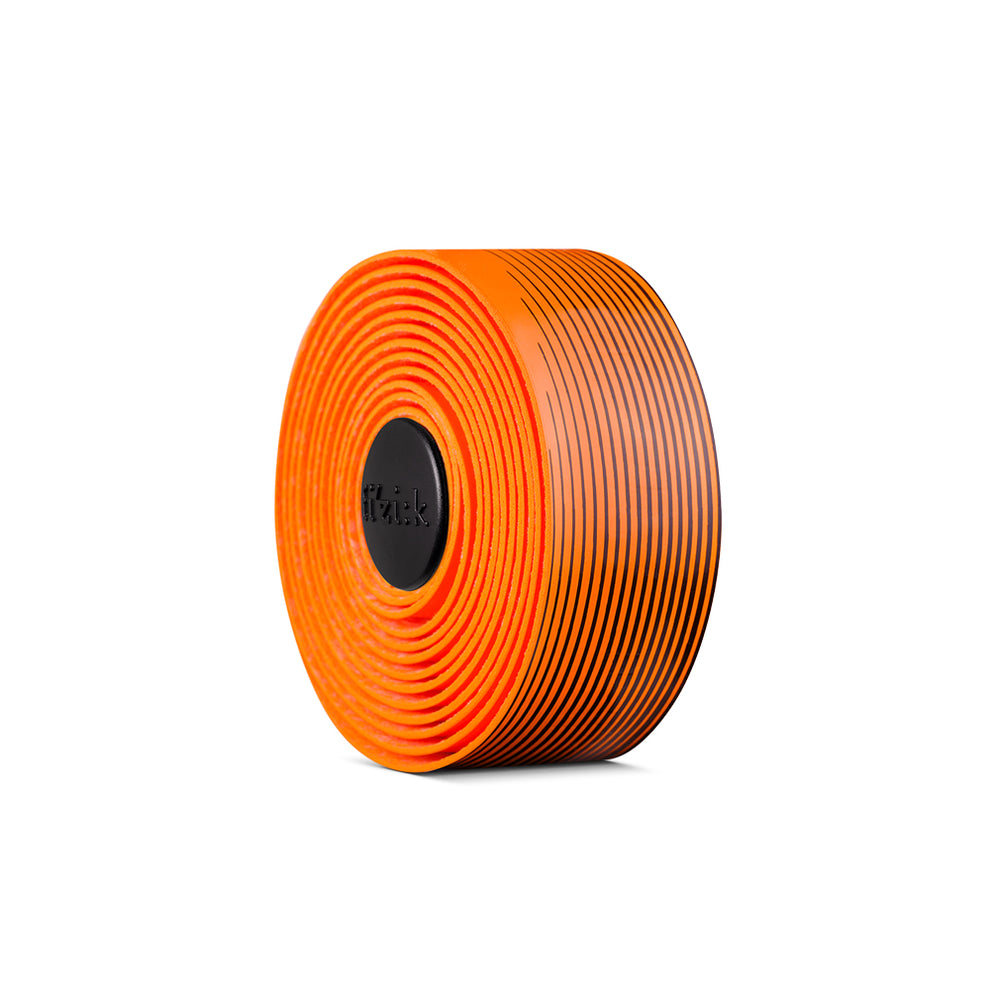 Bi-color fluo bar tapes - Vento Microtex Tacky Orange Fluo Black - Fizik
